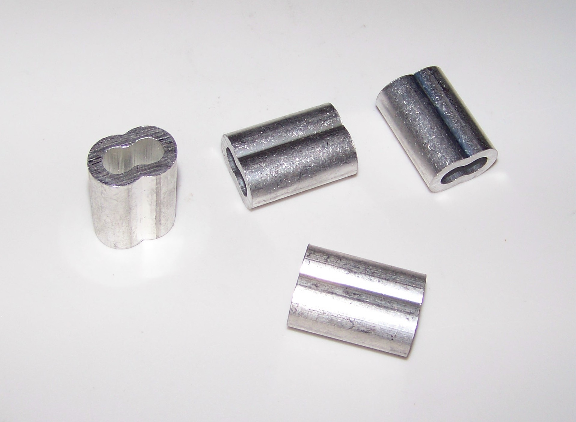 1 4 Aluminum Cable Crimps Splicing Sleeves 1 4 Aluminum Cable Crimps Splicing Sleeves
