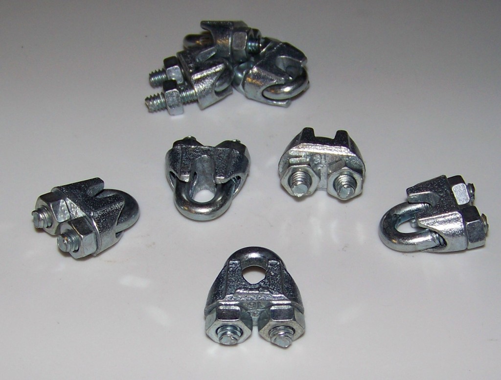 Cable Clamp 3/16" Galvanized Wire Rope Clamps