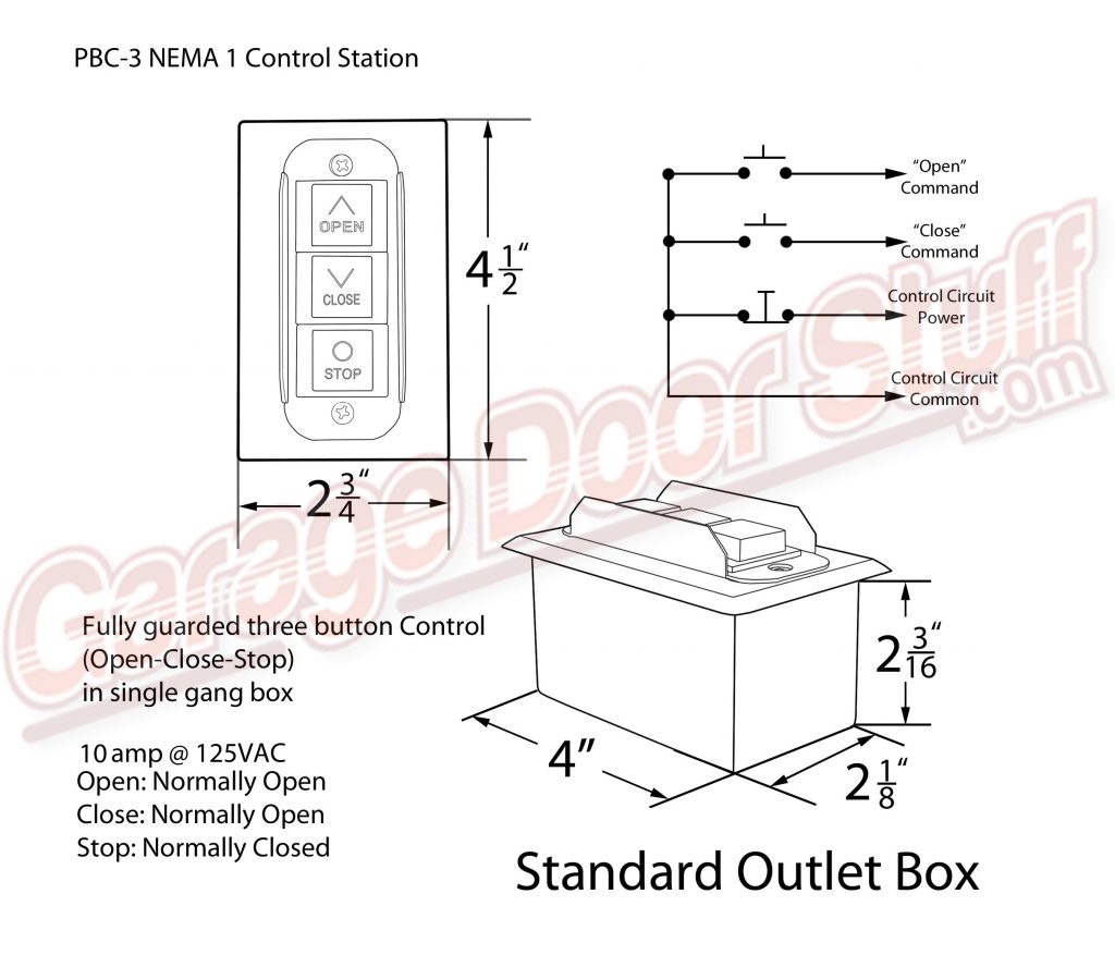 GARAGE DOOR CONTROL STATION