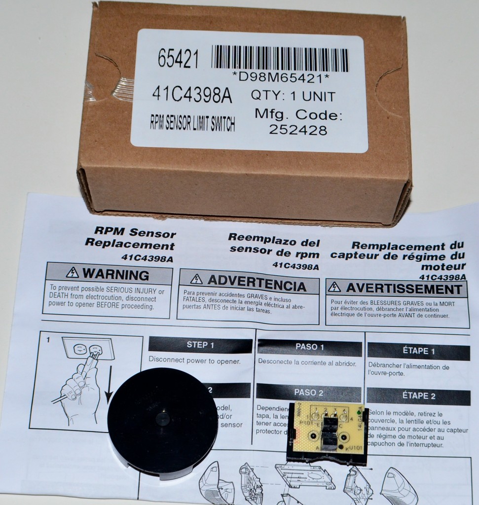41C4398A Craftsman LiftMaster Sears RPM Sensor Board
