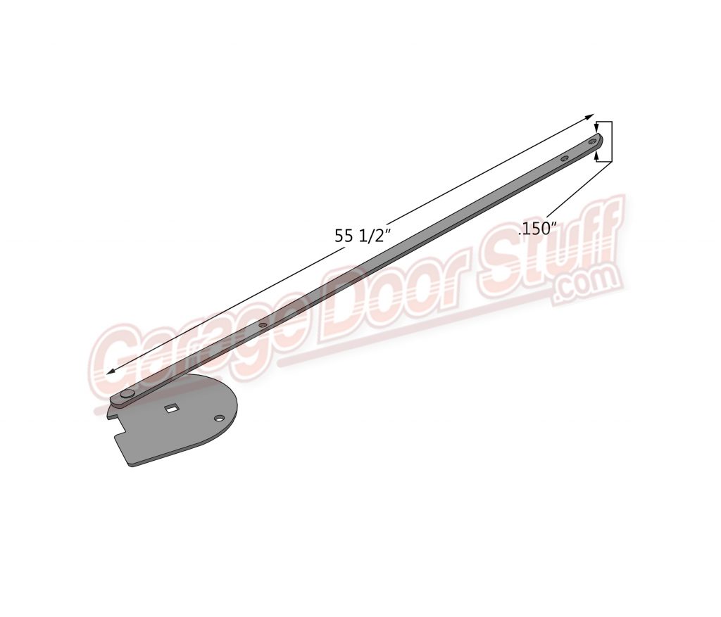 Garage Door Lock Rod with Disc - Garage Door Stuff