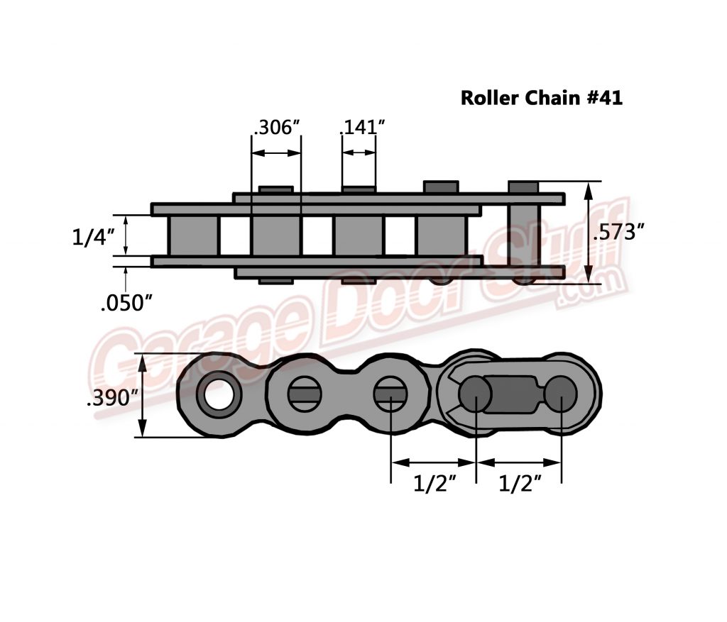 Roller Chain #41 - Garage Door Stuff