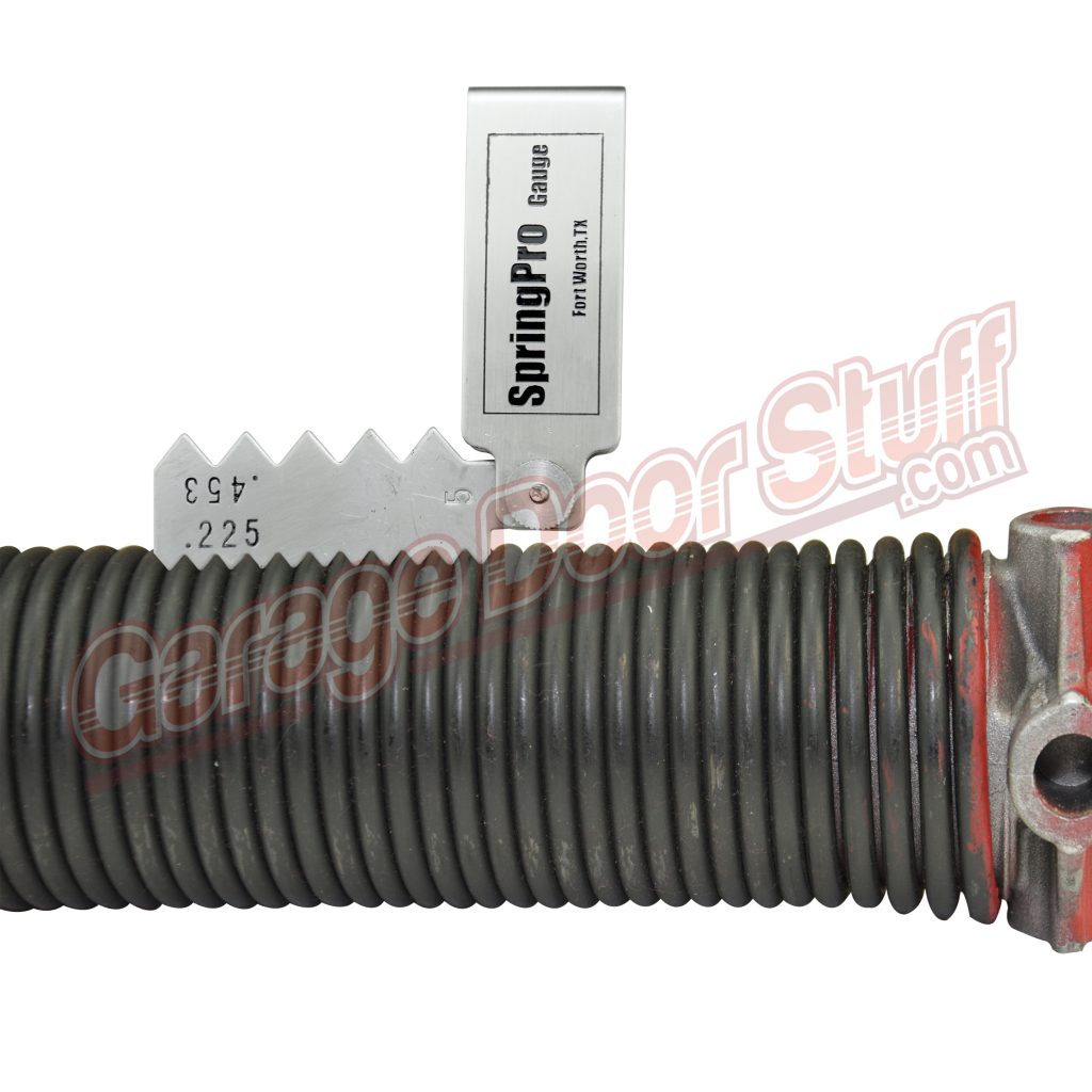 Garage Door Spring Measuring Tool